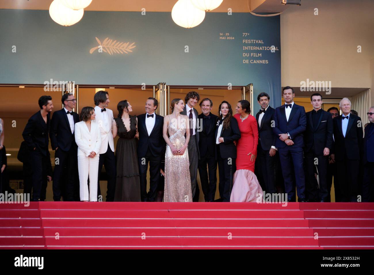 Cannes, France. 22nd May, 2024. Pierre Niney, Alexandre de La ...