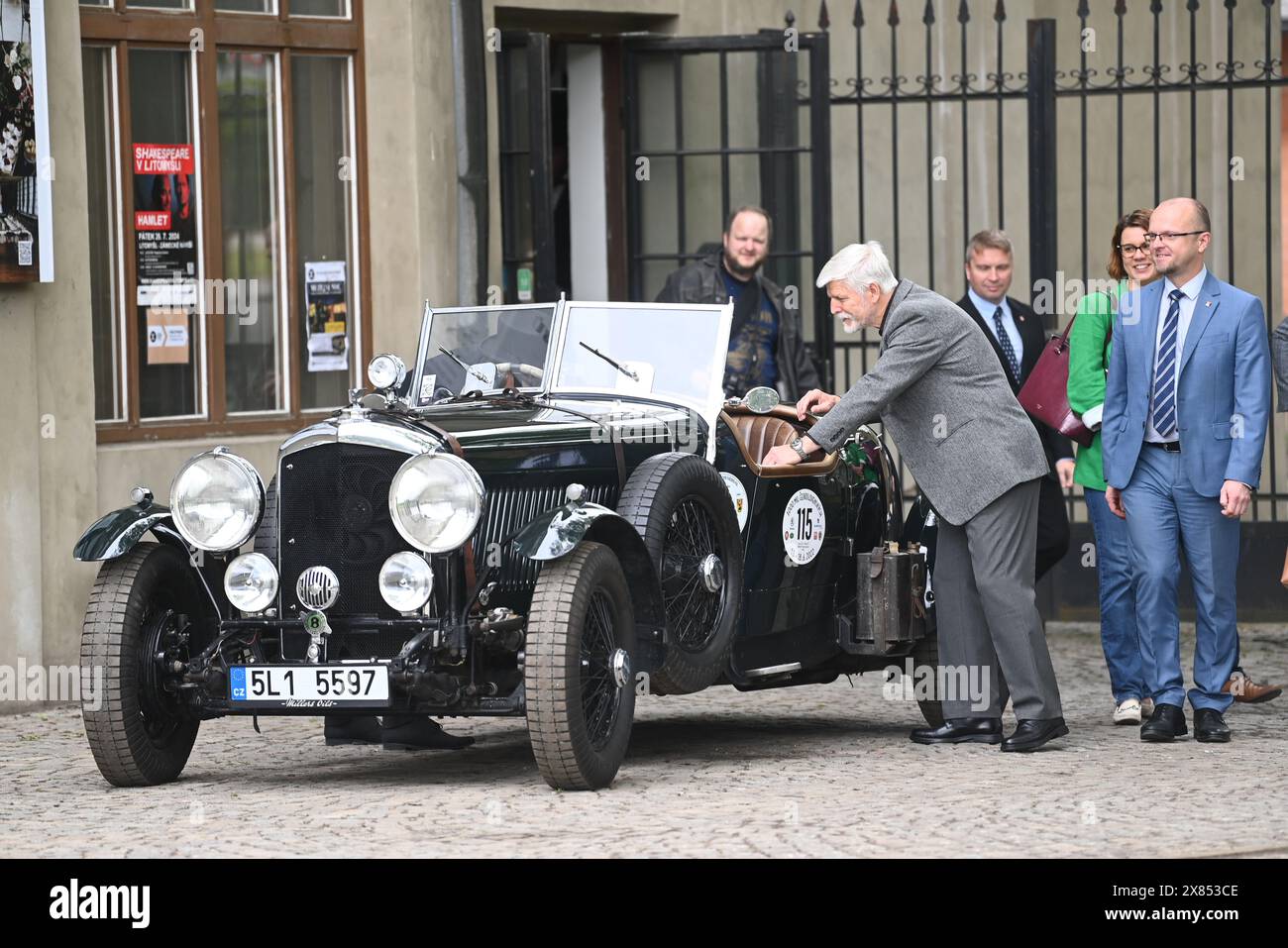 Zamberk, Czech Republic. 22nd May, 2024. Czech President Petr Pavel ...