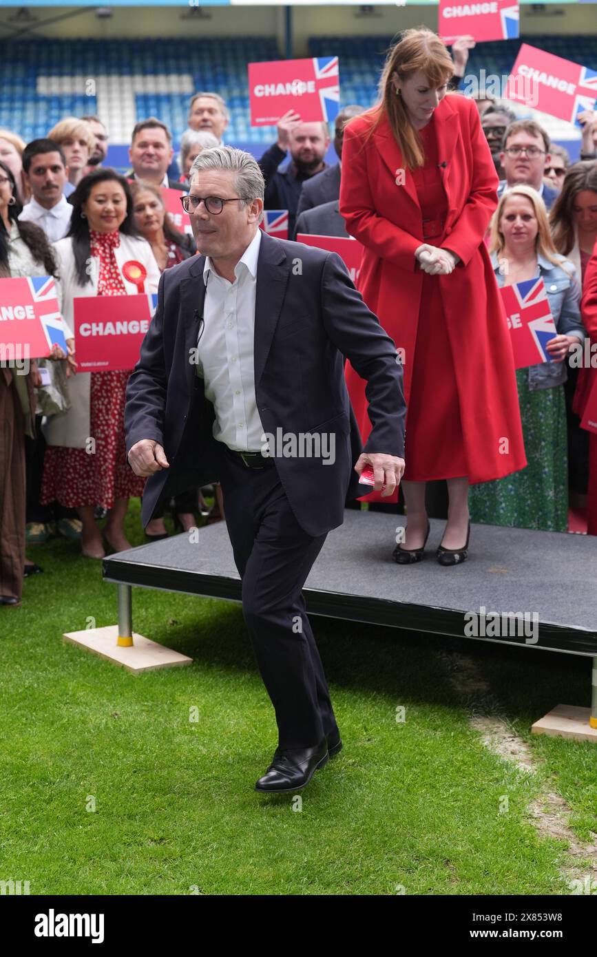 Labour Party leader Sir Keir Starmer (left) and deputy leader Angela ...