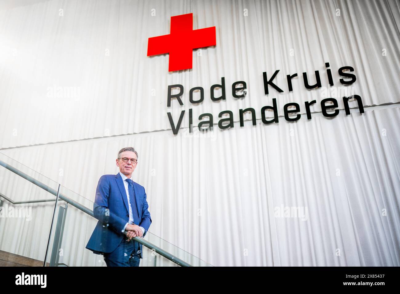 Mechelen, Belgium. 23rd May, 2024. Rode Kruis Vlaanderen CEO Philippe ...