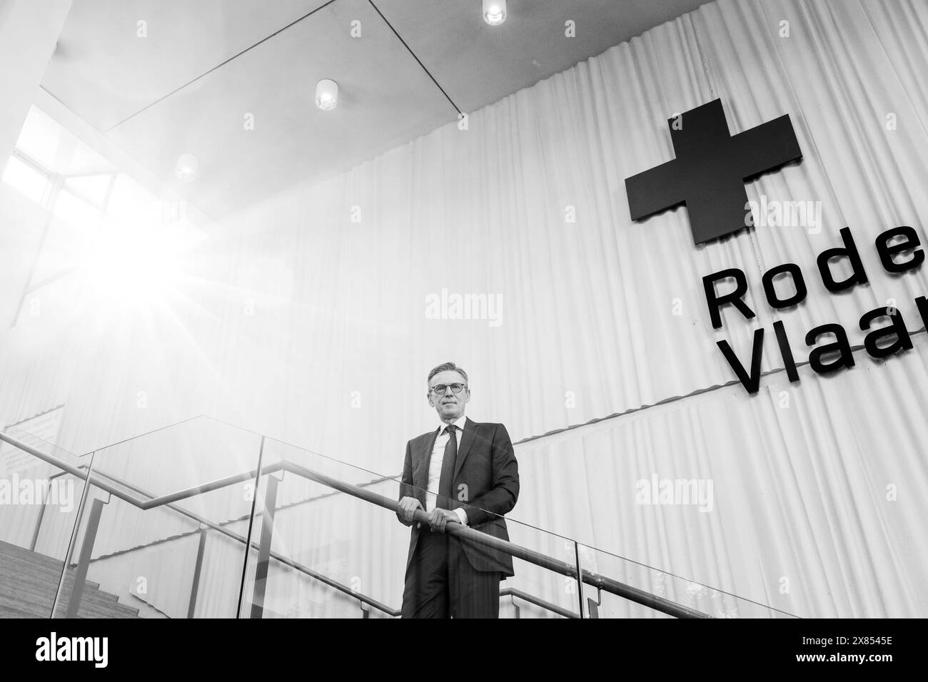 Mechelen, Belgium. 23rd May, 2024. Rode Kruis Vlaanderen CEO Philippe ...