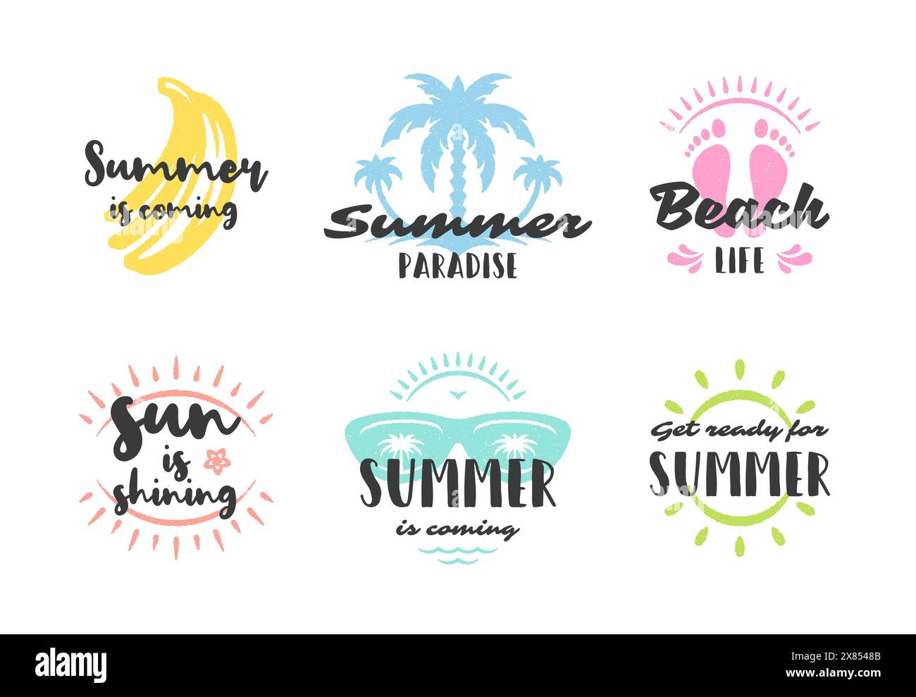Beach shirt quotes Stock Vector Images - Alamy