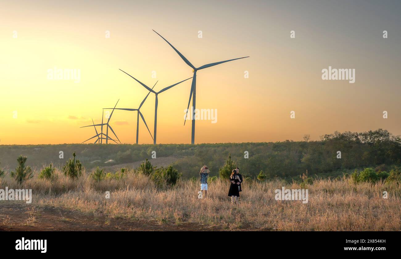 Kon Tum City, Vietnam - February 15, 2024: Young people take ...