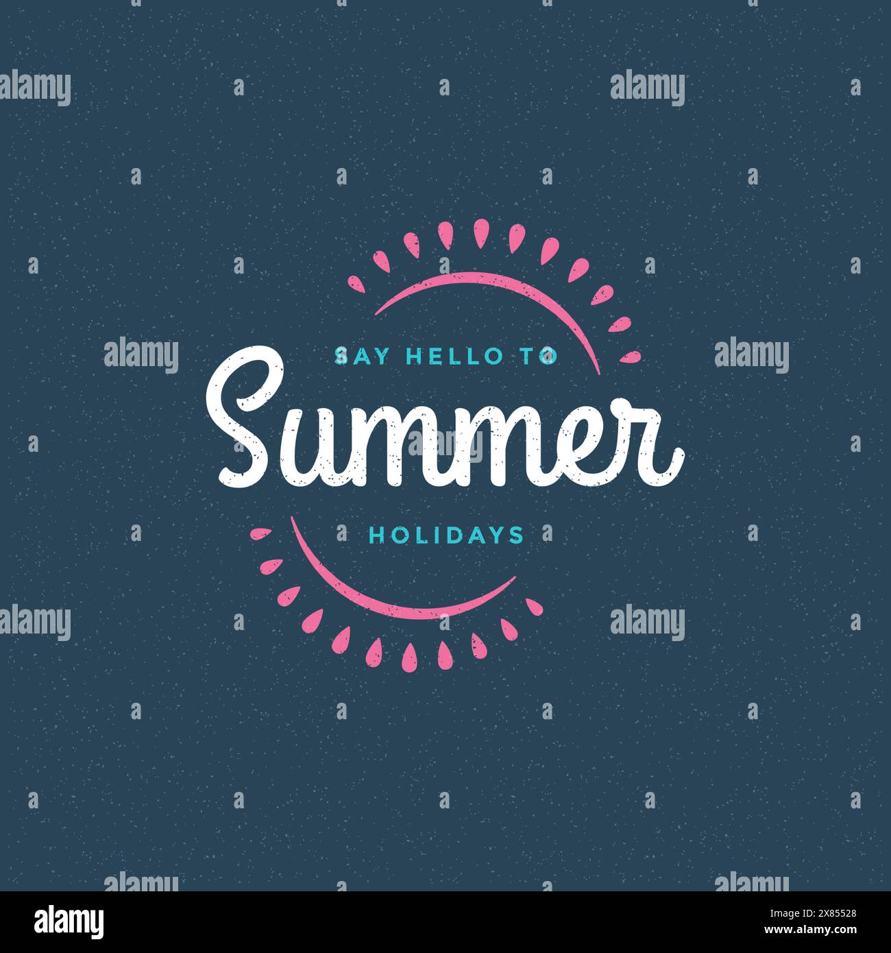 Summer holidays label or badge typography slogan design for poster or ...