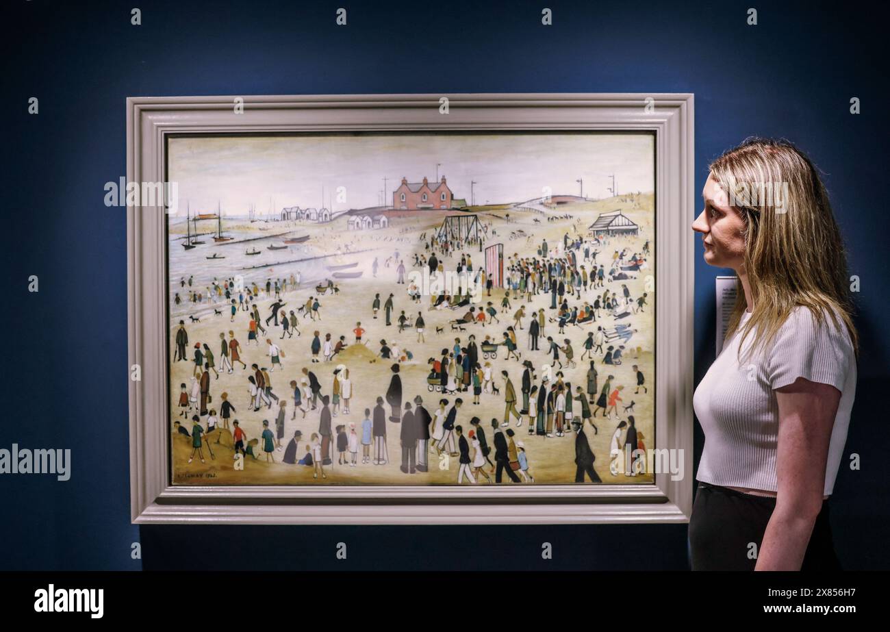 Berwick -Upon Tweed.Northumberland,23 May 2024 L.S. Lowry: July, the ...