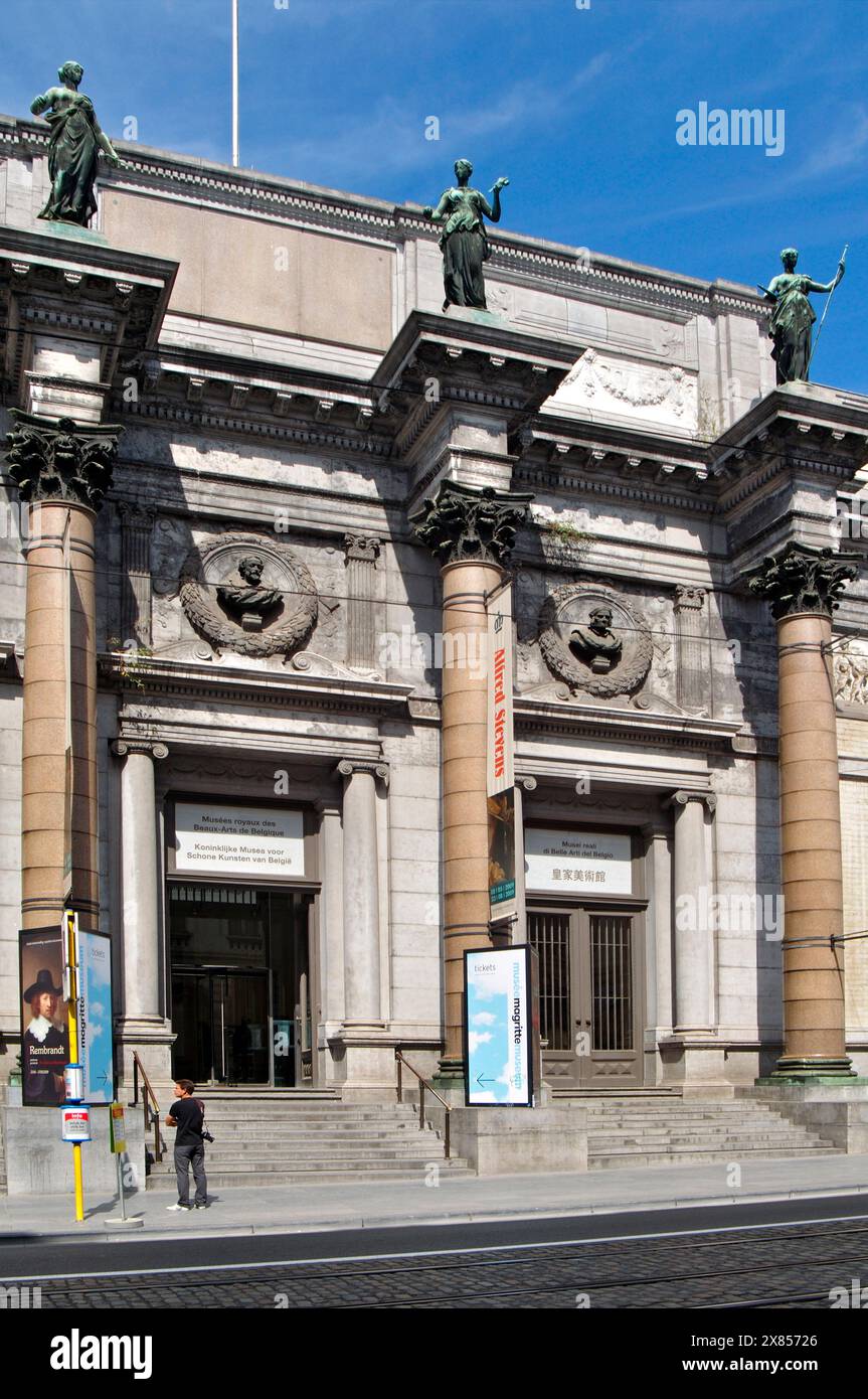 Brussels musees royaux des beaux arts. hi-res stock photography and ...