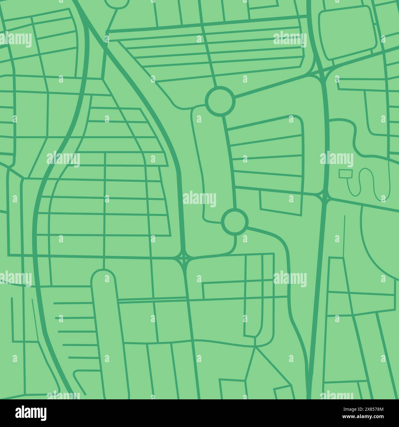 Seamless city map pattern. Urban planning - road plan of European city ...