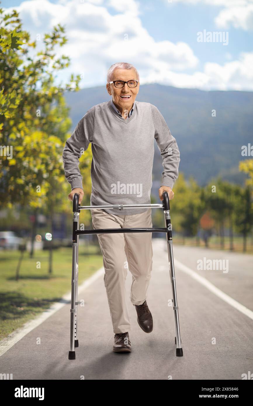 Walker for elderly person hi-res stock photography and images - Alamy