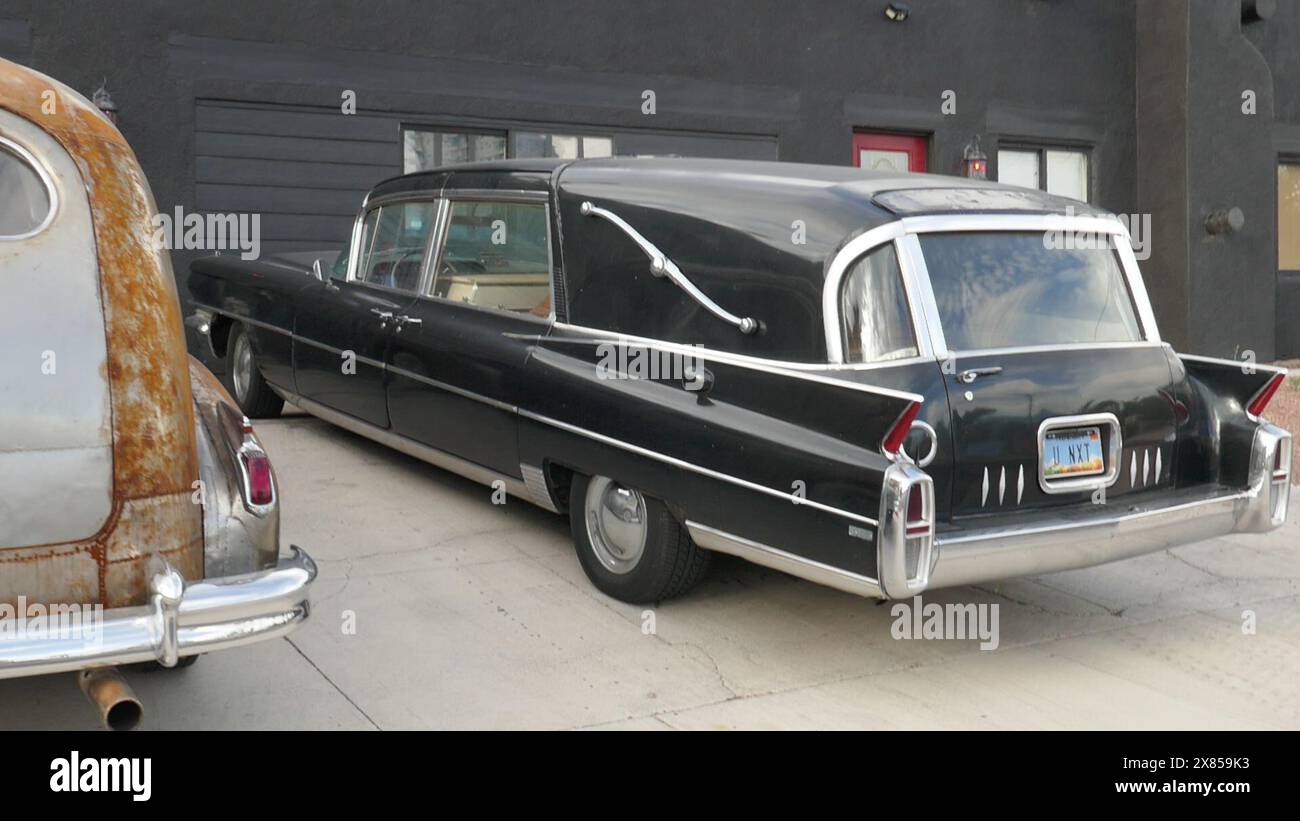 Las Vegas, Nevada, USA 14th May 2024 U Nxt License Plate on Hearse on ...