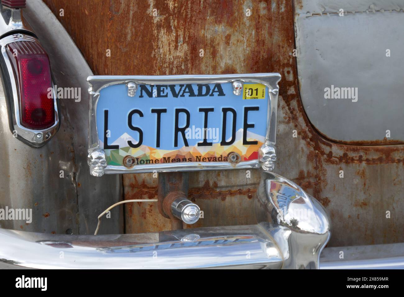 Las Vegas, Nevada, USA 14th May 2024 U Nxt License Plate on Hearse, So ...