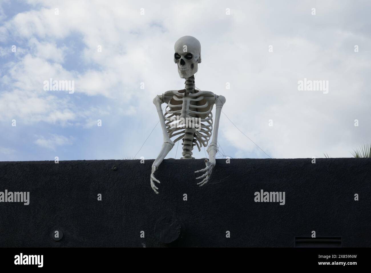 Las Vegas, Nevada, USA 14th May 2024 Skeleton on Building on May 14 ...