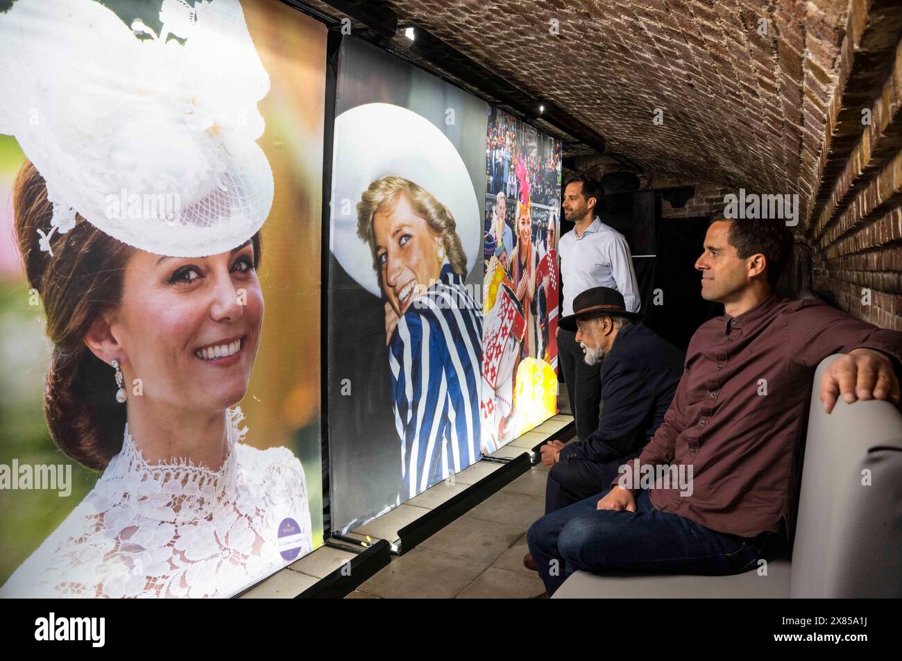 EDITORIAL USE ONLY (left to right) Photographers Samir Hussein, Anwar ...