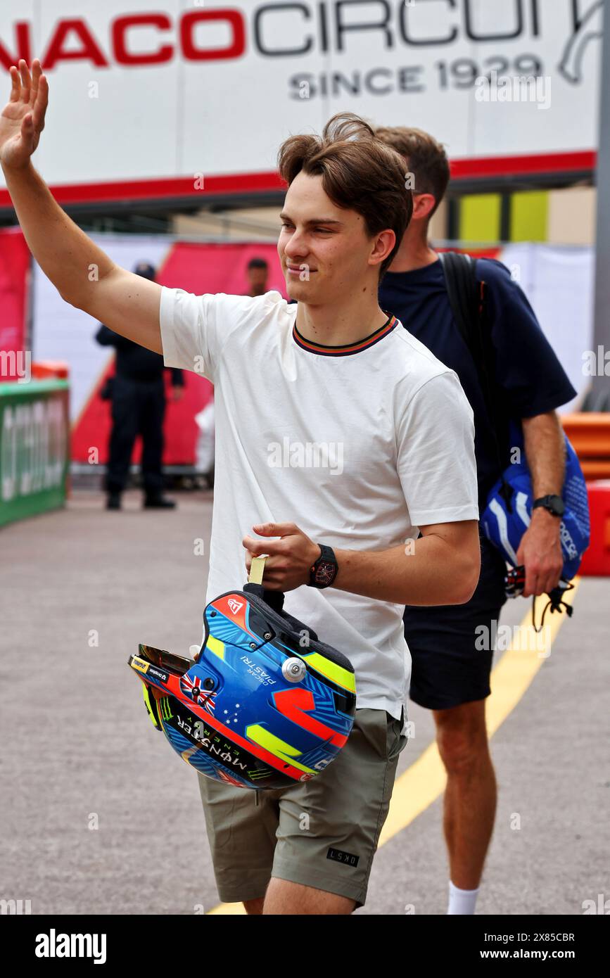Monte Carlo, Monaco. 23rd May, 2024. Oscar Piastri (AUS) McLaren ...