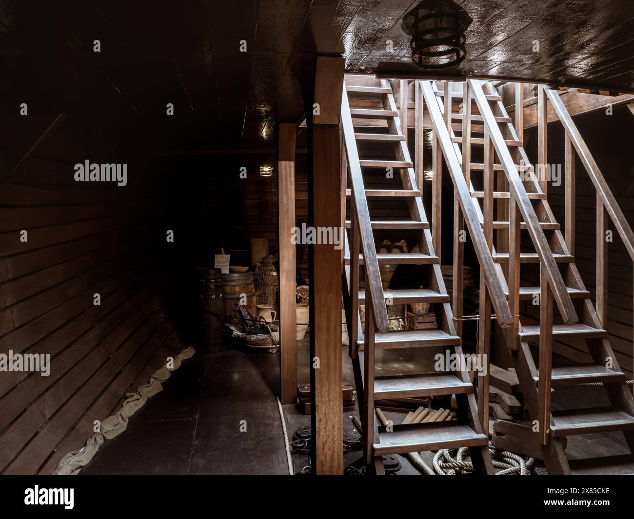 Pirate ship interior hi-res stock photography and images - Alamy