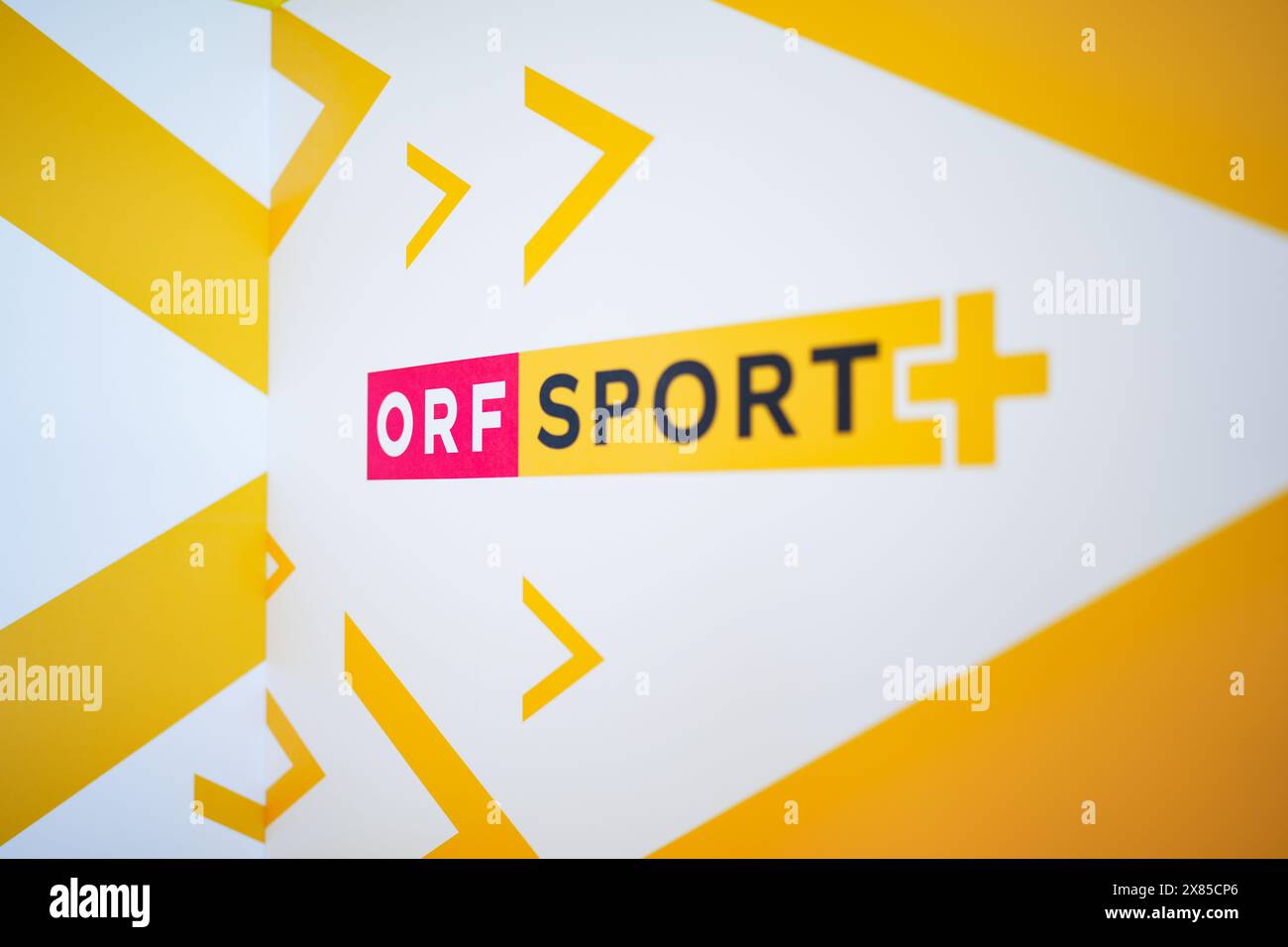 An ORF Sport logo, taken on Wednesday, 22 May 2024. - 20240522 PD2977 ...