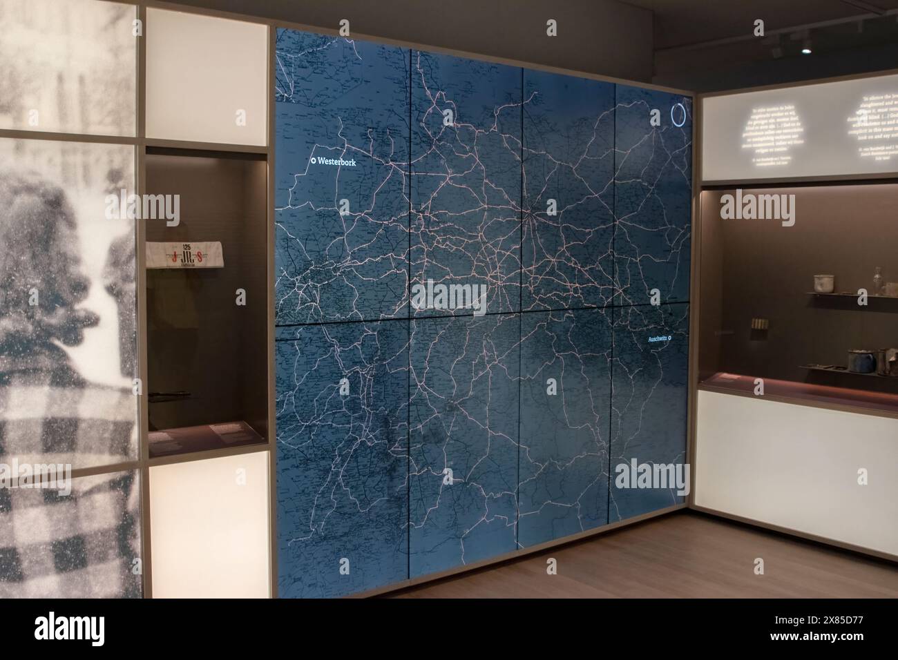Map Westerbork Between Auschwitz Inside The Nationaal Holocaust Museum ...