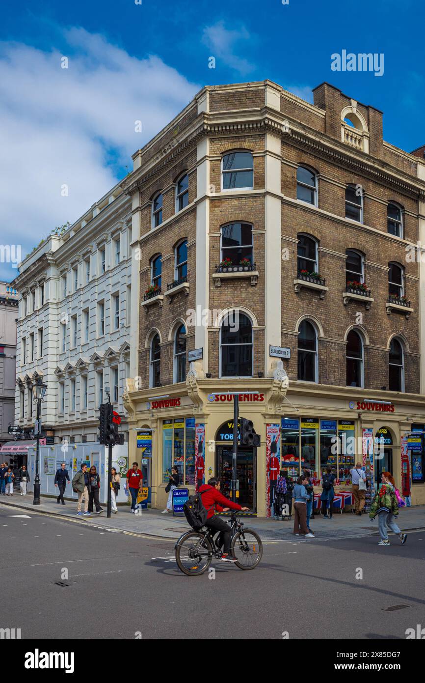 Junction of Bloomsbury Street & Great Russell Street in Bloomsbury ...