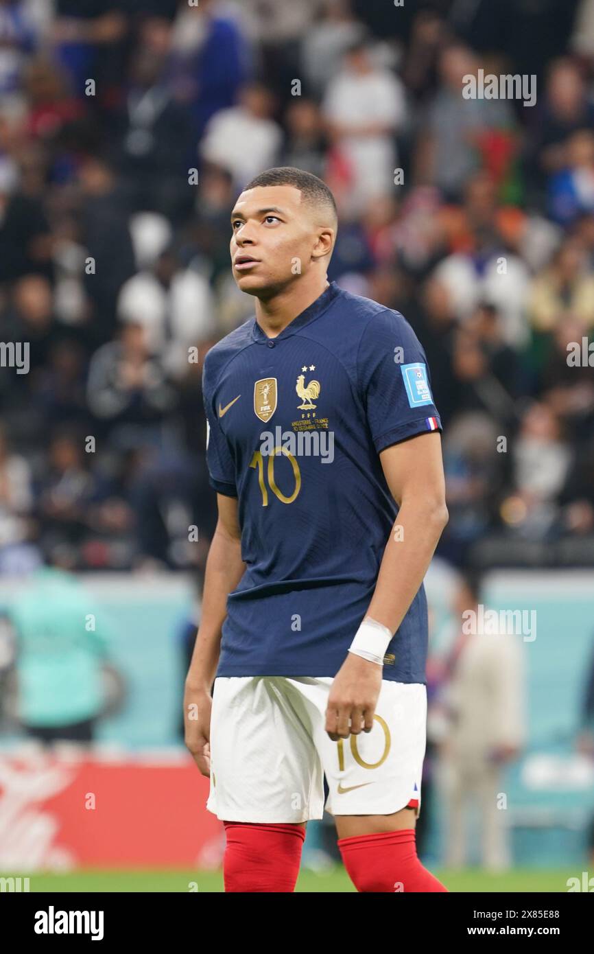 Doha, Qatar. 10th. Dicember 2022. Kilian Mbappe during the match ...