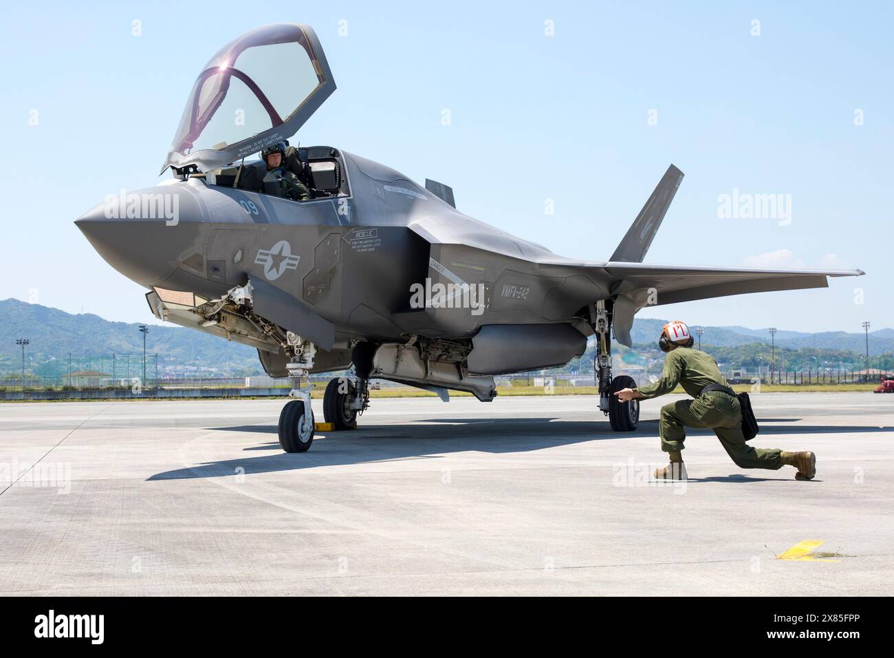 U.S. Marine Corps Cpl. Seth Anderson, a fixed-wing aircraft mechanic ...
