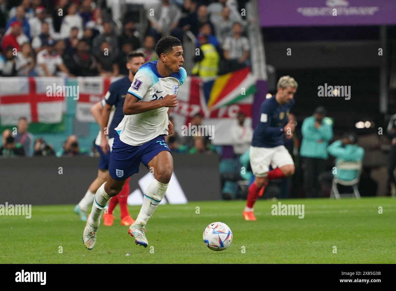 Doha, Qatar. 10th. Dicember 2022. Jude Bellingham in action during the ...