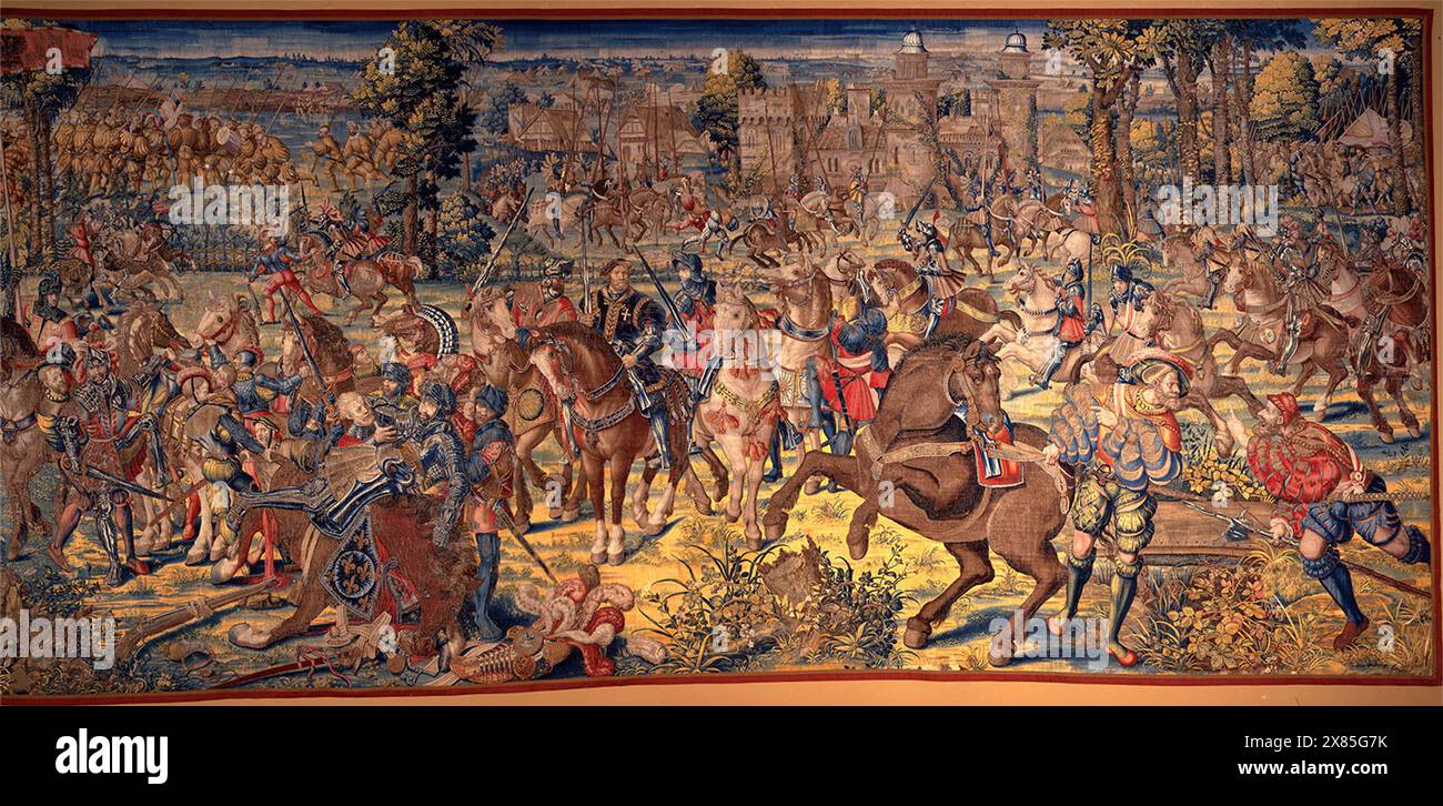 Battle of pavia tapestry hi-res stock photography and images - Alamy