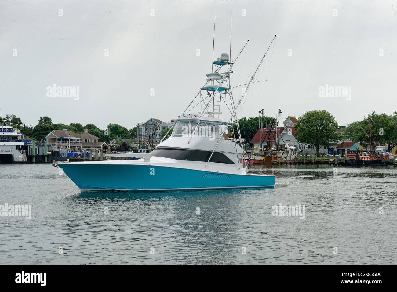 Fishing Boat. Hyannis Port, Massachesetts, USA Stock Photo - Alamy
