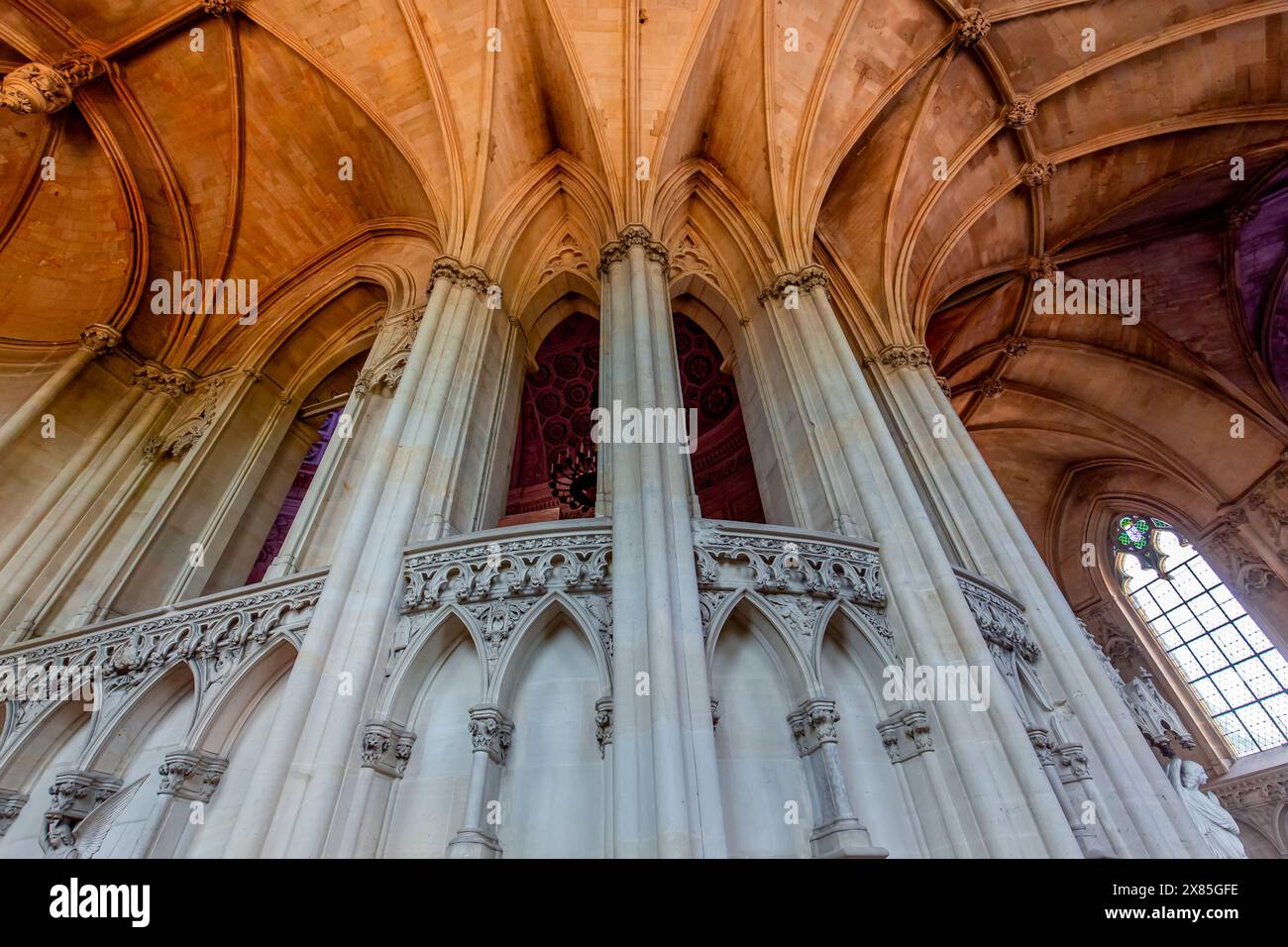 DREUX, FRANCE, MAY 15, 2024 : The Royal Chapel of Dreux, built in 19th ...
