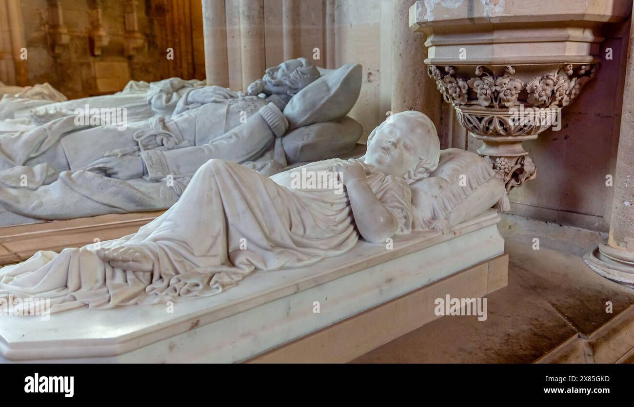 DREUX, FRANCE, MAY 15, 2024 : The Royal Chapel of Dreux, built in 19th ...