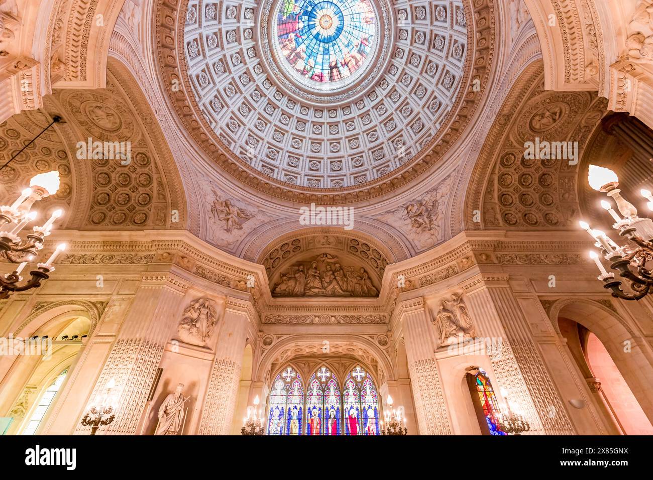DREUX, FRANCE, MAY 15, 2024 : The Royal Chapel of Dreux, built in 19th ...