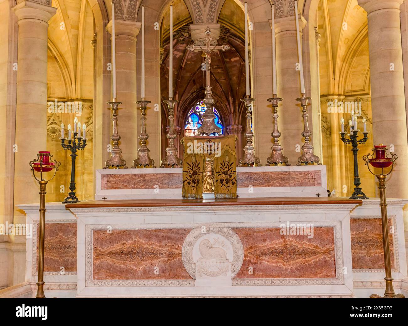 DREUX, FRANCE, MAY 15, 2024 : The Royal Chapel of Dreux, built in 19th ...