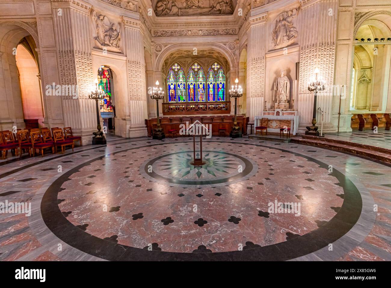 DREUX, FRANCE, MAY 15, 2024 : The Royal Chapel of Dreux, built in 19th ...