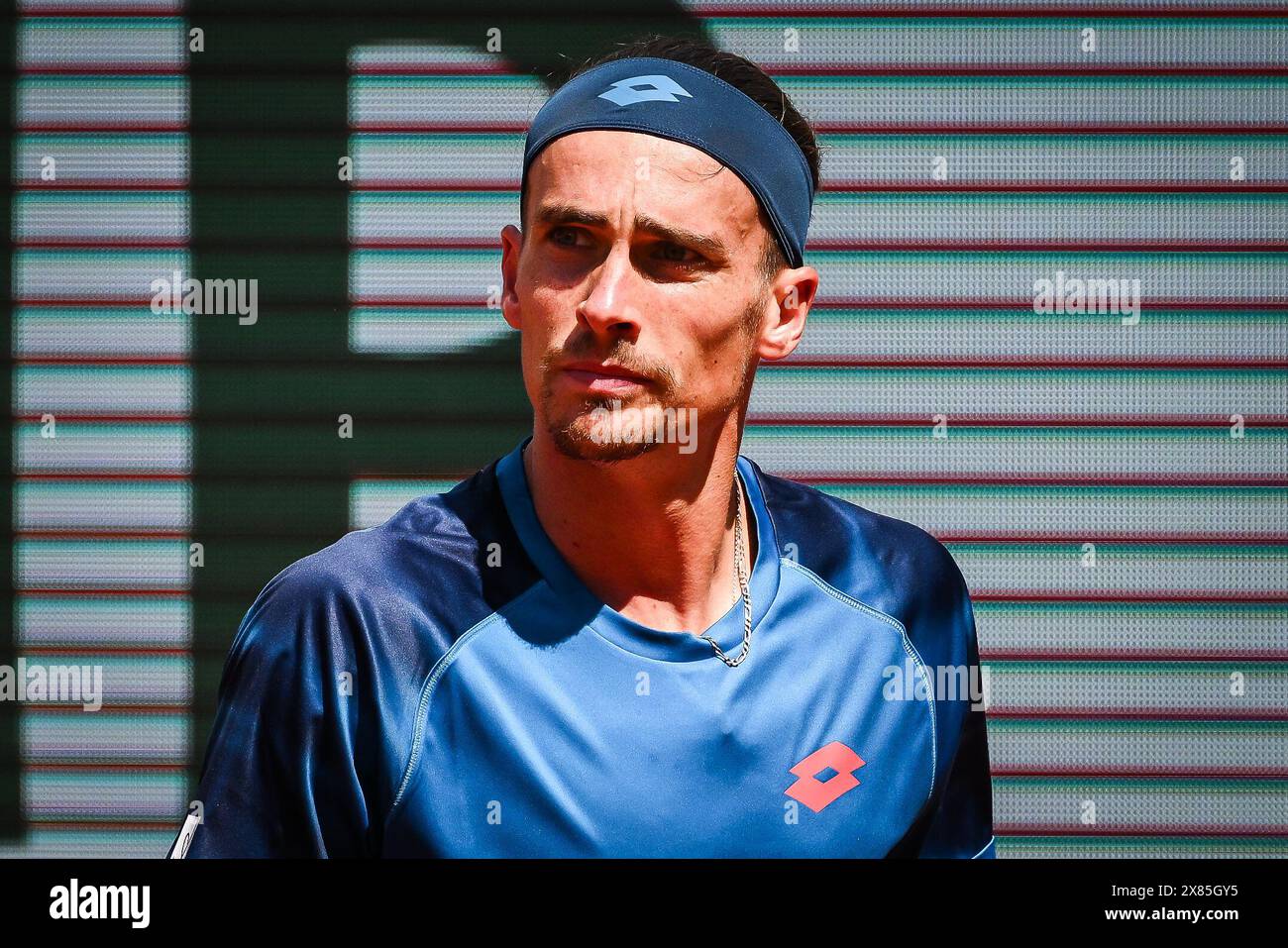 Geoffrey BLANCANEAUX of France during fourth qualifying day of Roland-Garros 2024, ATP and WTA ...