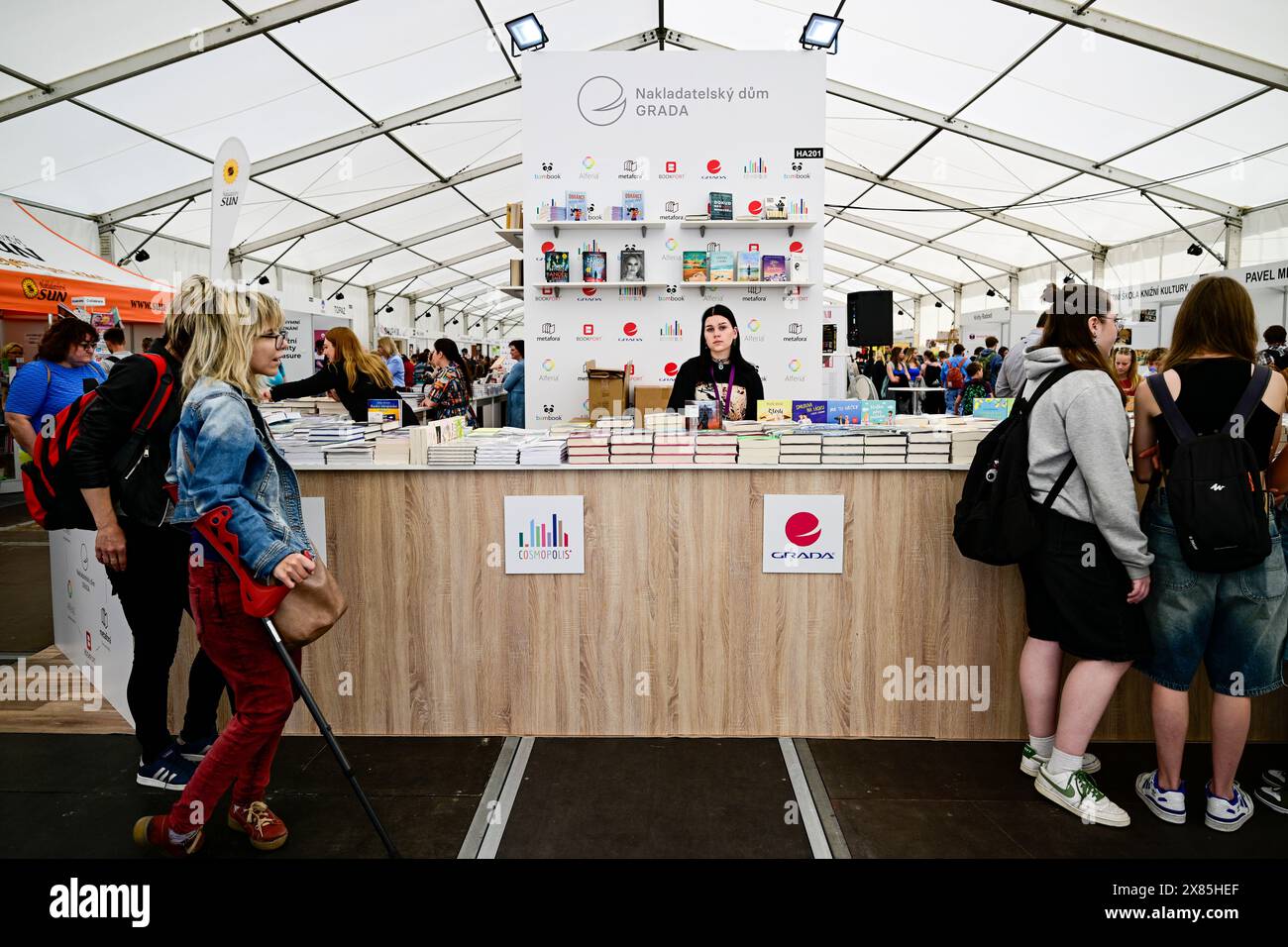 Prague, Czech Republic. 23rd May, 2024. The 29th Book World Prague ...