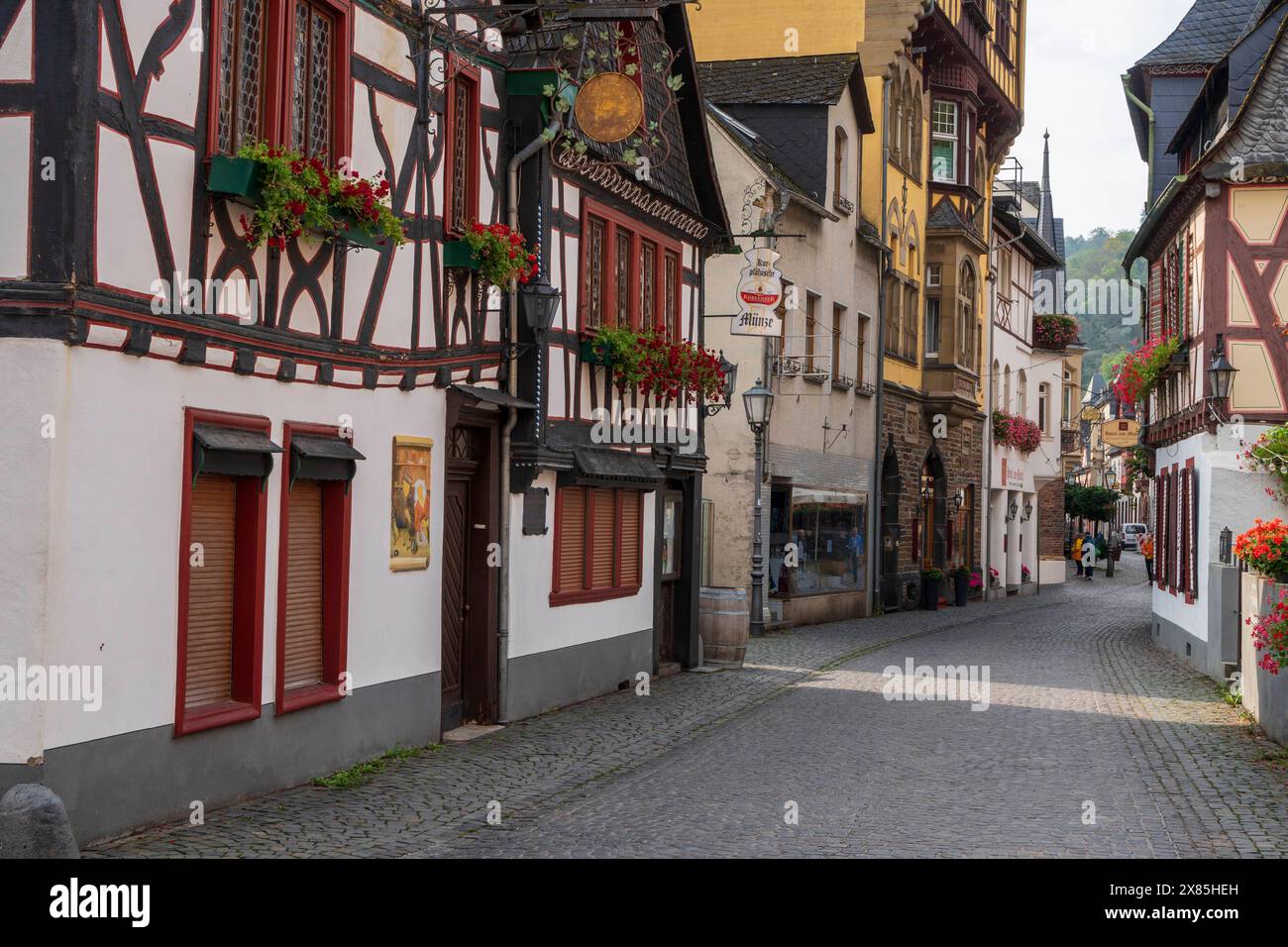 Bacharach Welterbe Stadt am Rhein Historisches Stadtbild von Welterbe ...