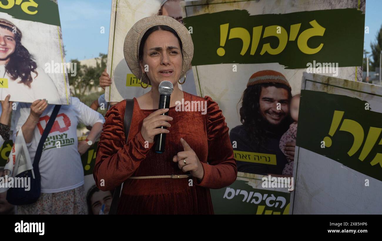 Far Right Israeli Settler And Member Of The Knesset Limor Son Har Melech Speaks During A