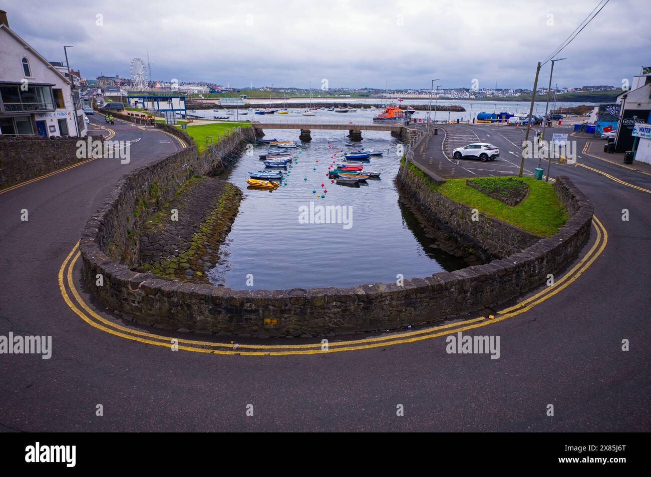 The harbour at Portrush, Northern Ireland Stock Photo - Alamy