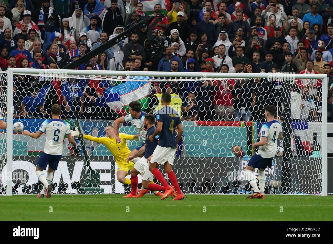 Doha, Qatar. 10th. Dicember 2022. Olivier Giroud score during the match ...