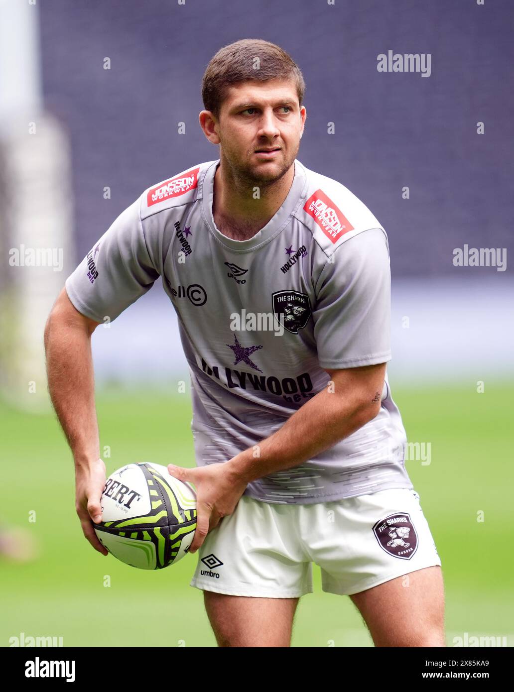 Hollywoodbet Sharks' Tiaan Fourie during a captain's run at the ...