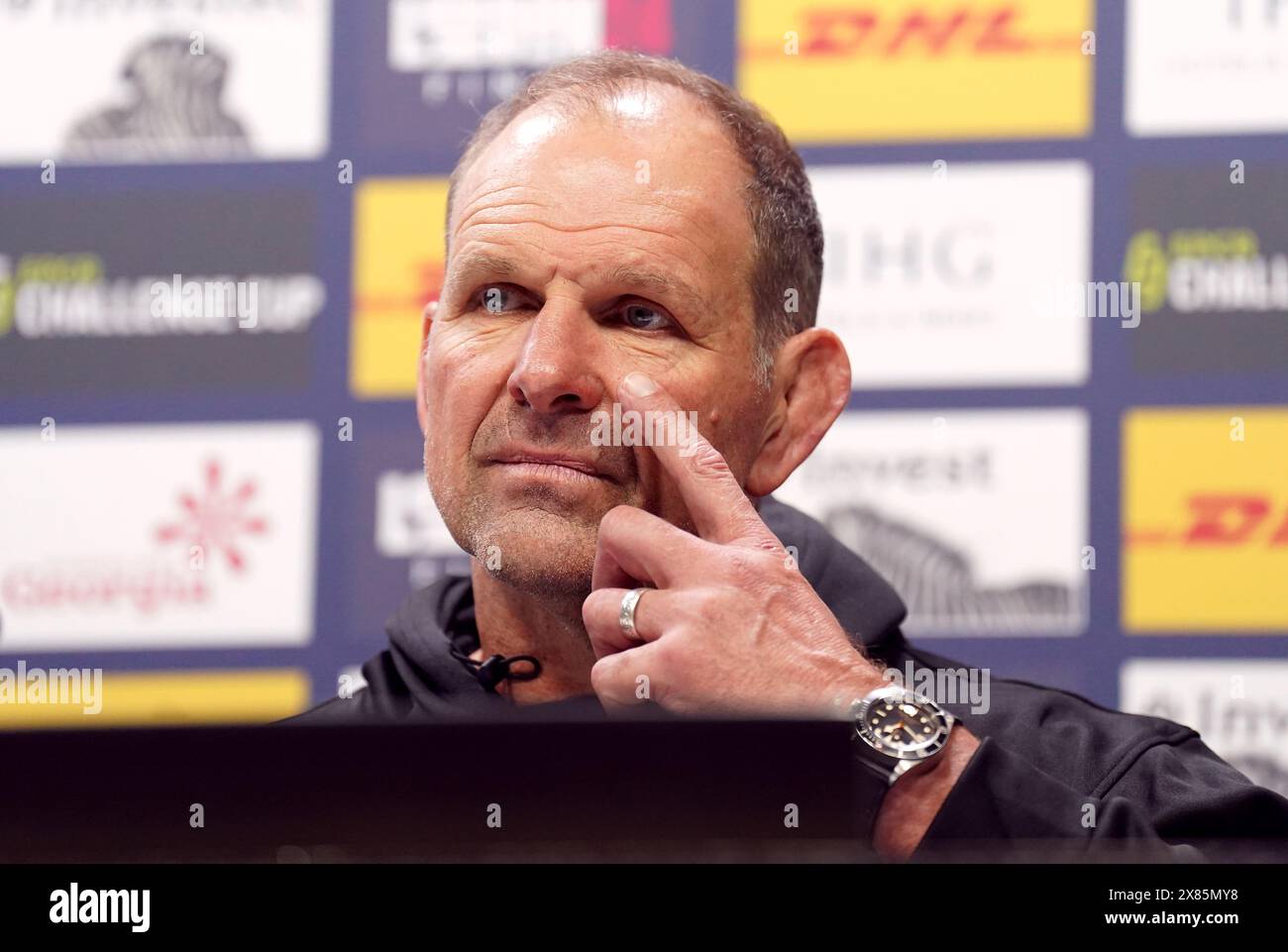 Hollywoodbet Sharks head coach John Plumtree during a press conference ...