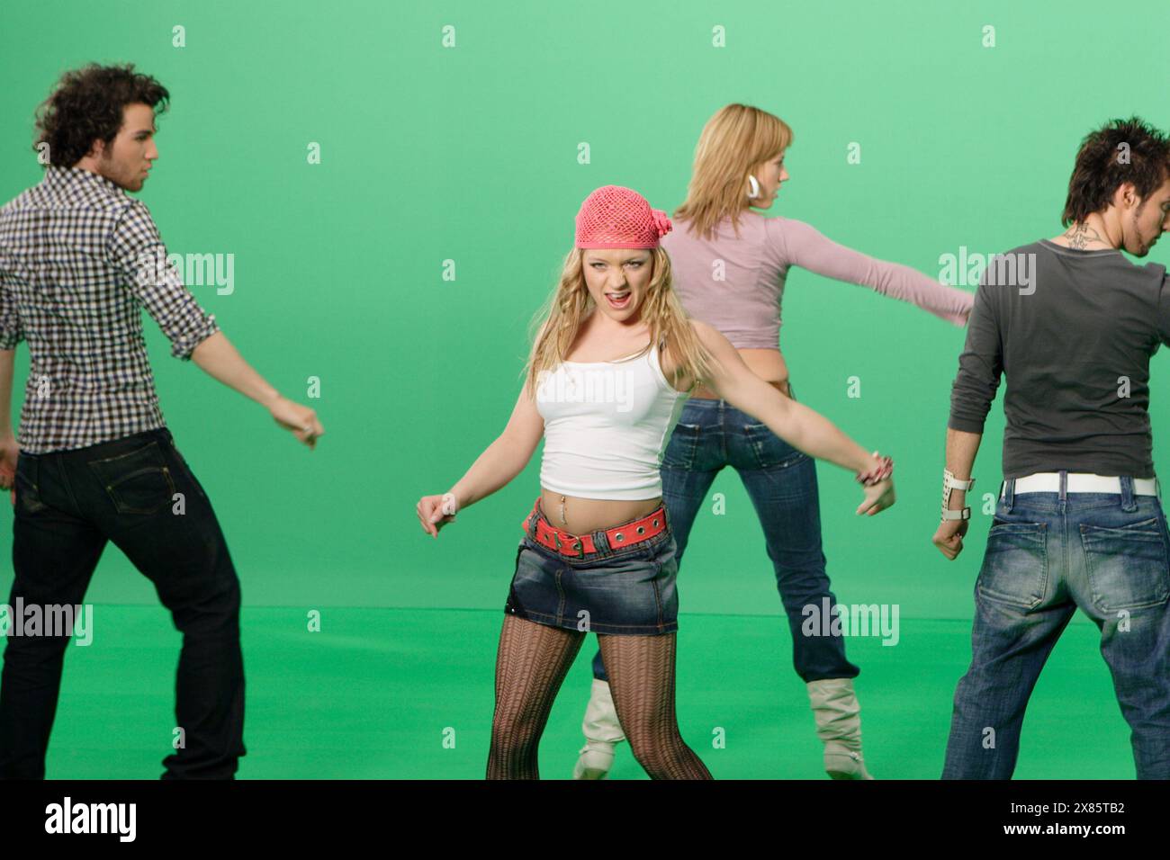 Deutsche Popband "Banaroo", hier alle vier v. l. n. r.: Robbert Bobby ...