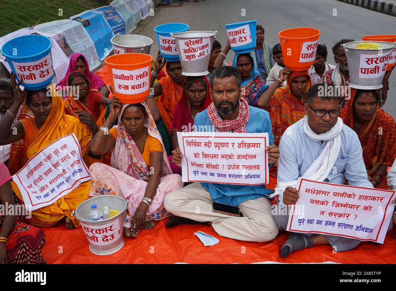 Kathmandu, Bagmati, Nepal. 23rd May, 2024. People from the Saptari ...