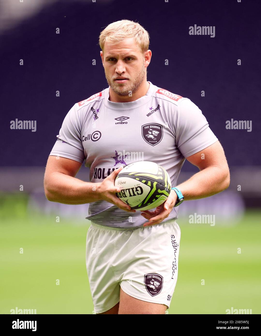 Hollywoodbet Sharks' Dylan Richardson during a captain's run at the ...