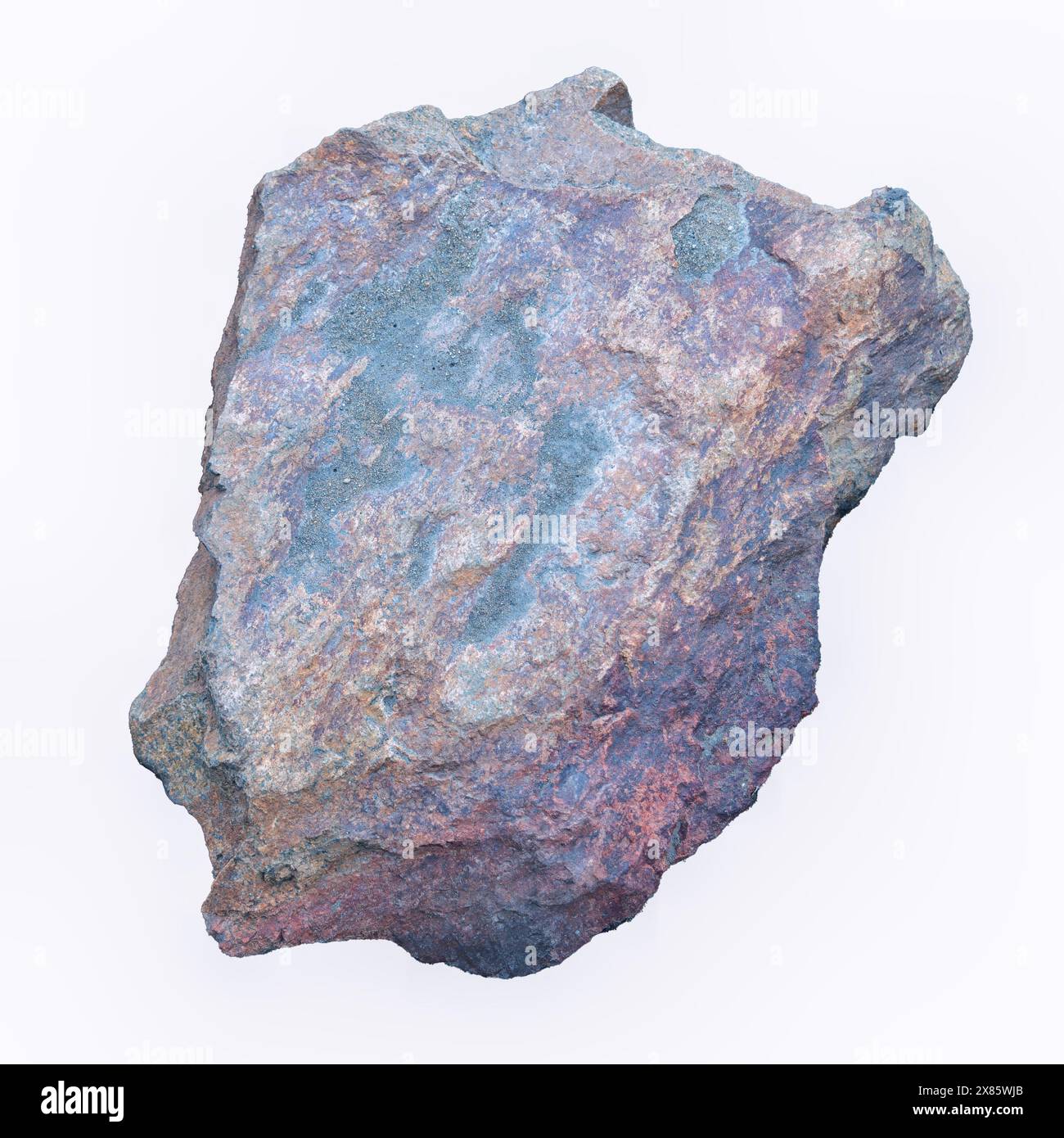 Natural specimen of hematite - common mineral form of iron oxide Fe2O3 ...