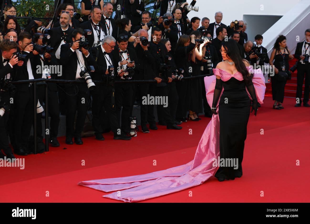 May 22, 2024, Cannes, Cote D'azur, France: HAIFA WEHBE walks the red ...
