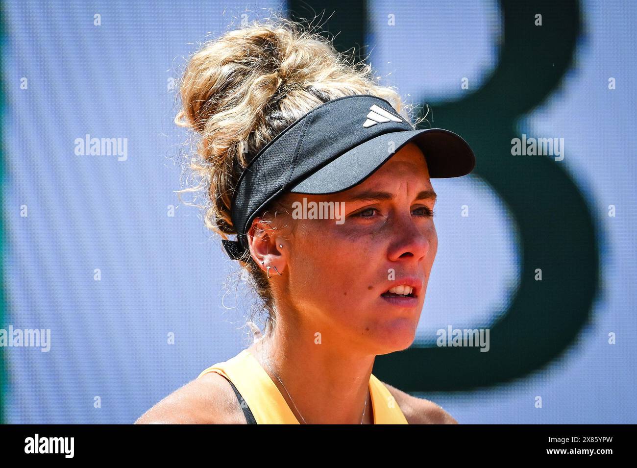 Leolia JEANJEAN of France during fourth qualifying day of Roland-Garros ...