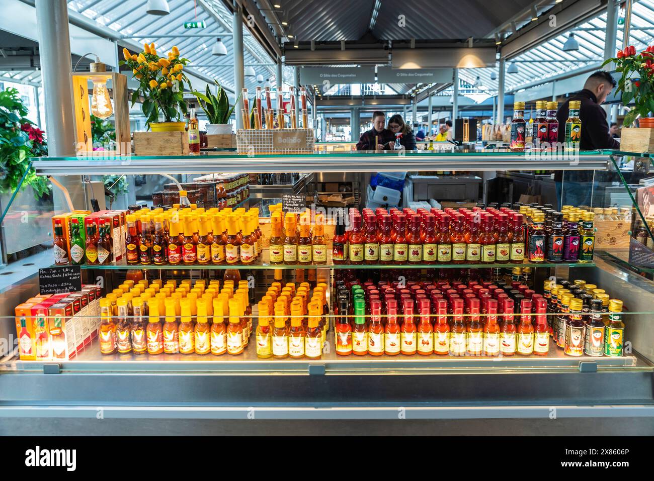Oporto, Portugal - November 23, 2023: Piri piri and O Petiska hot sauce ...