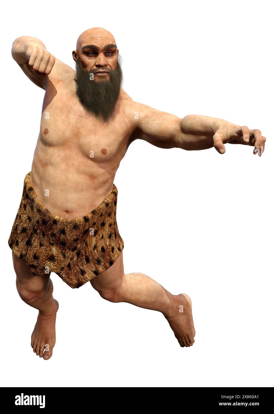 Cartoon illustration man jumping on Cut Out Stock Images & Pictures - Alamy