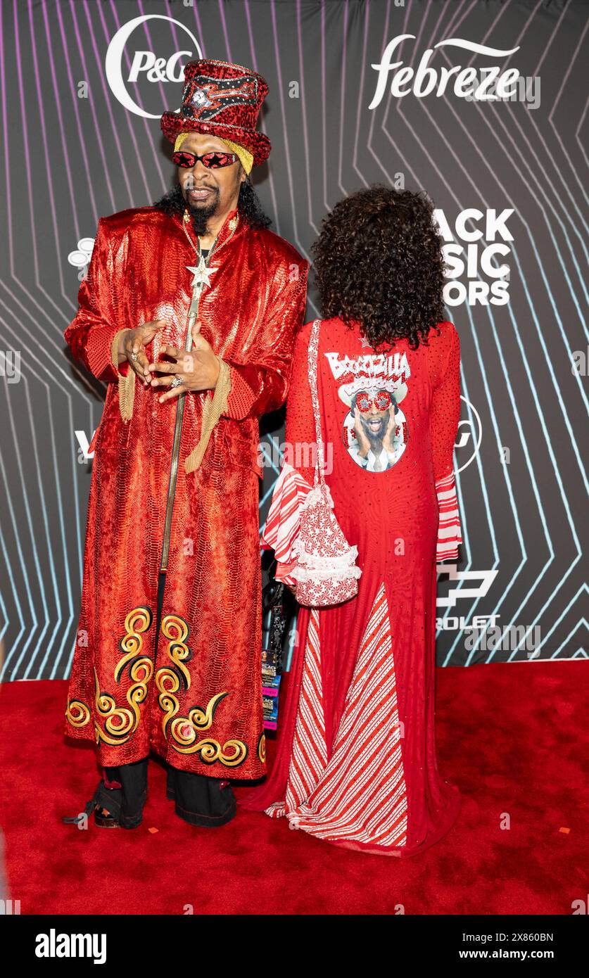 Atlanta, USA. 18th May, 2024. Bootsy Collins and Patti Collins attends ...