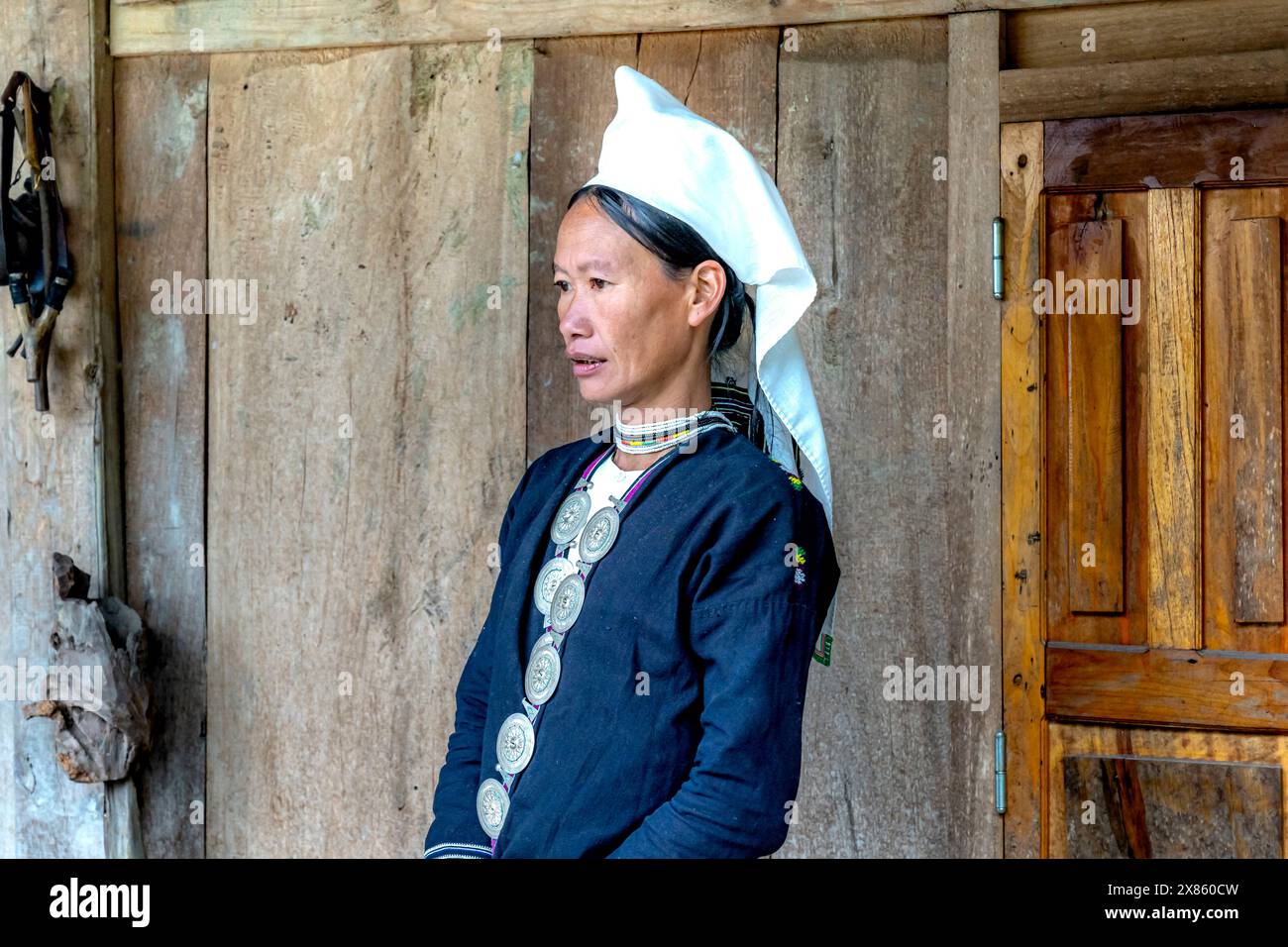 Cao Bang Province, Vietnam - February 24, 2024: Daily life of the Dao Tien ethnic minority in ...