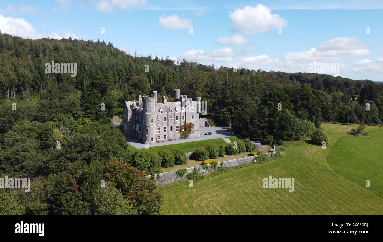 Castlewellan Castle Arial Photos shot with a Drone Stock Photo - Alamy